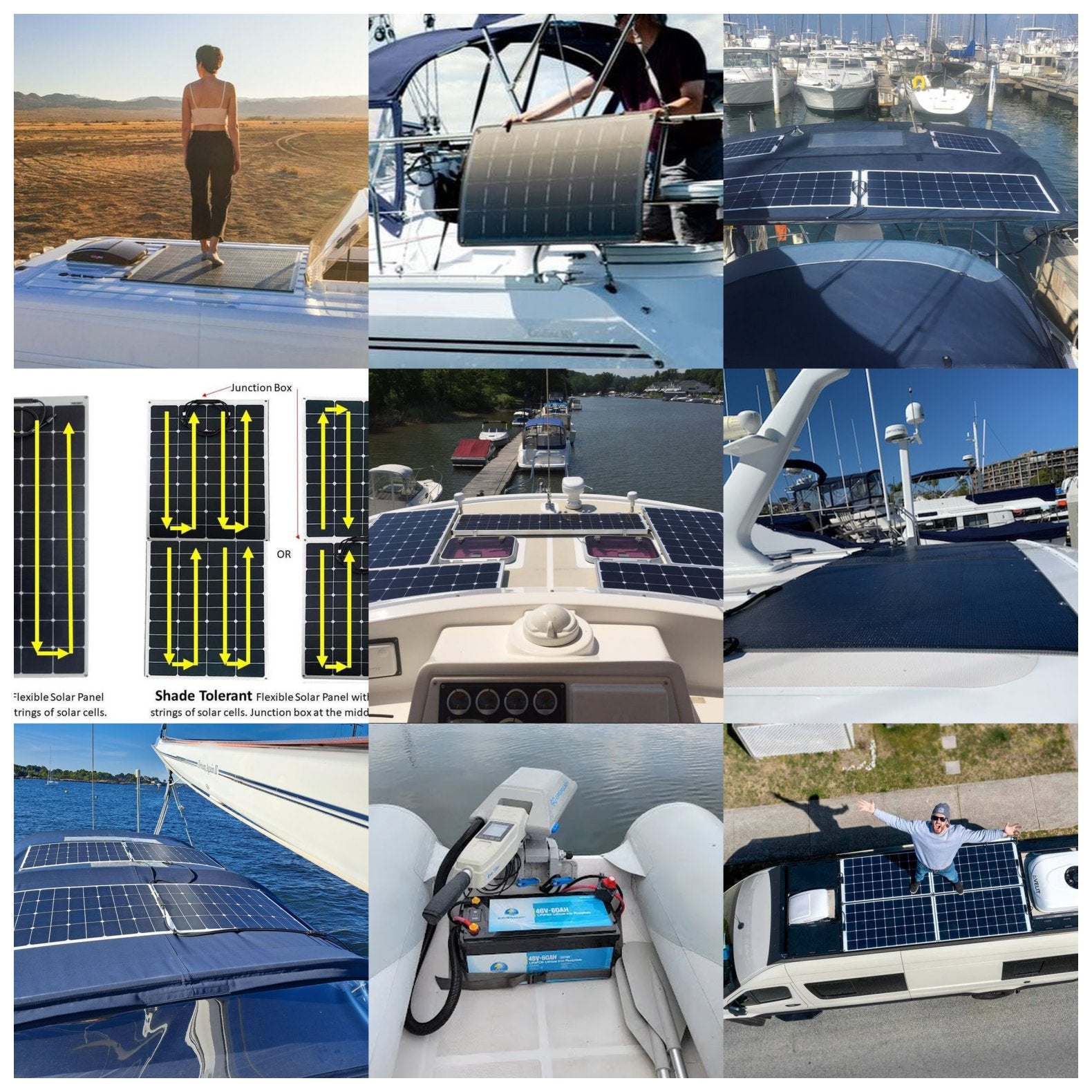 Rigid Solar System Kits | Custom Marine Products